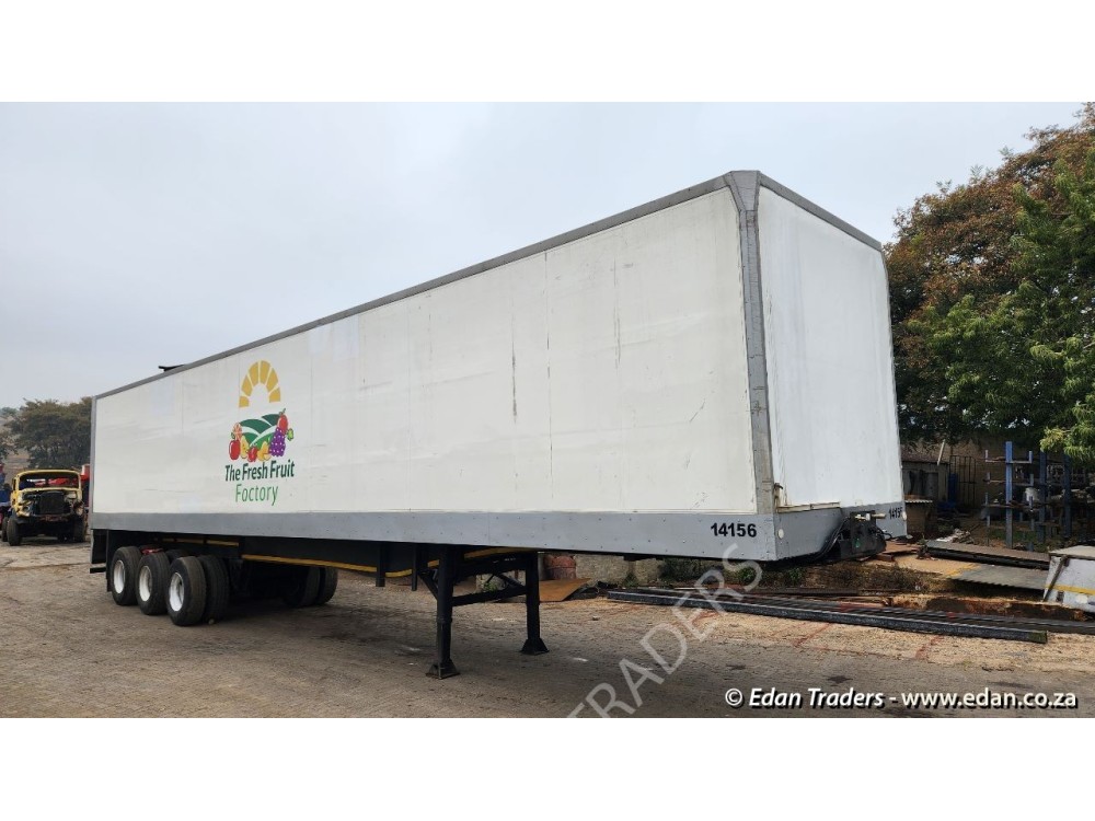 2011 Henred 14.5m Tri Axle Box Body trailer